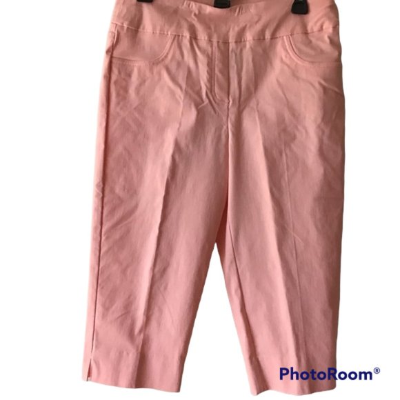 Ruby Rd. | Pants & Jumpsuits | Capris 8 Shell Pink Clamdigger Nwt Ruby ...